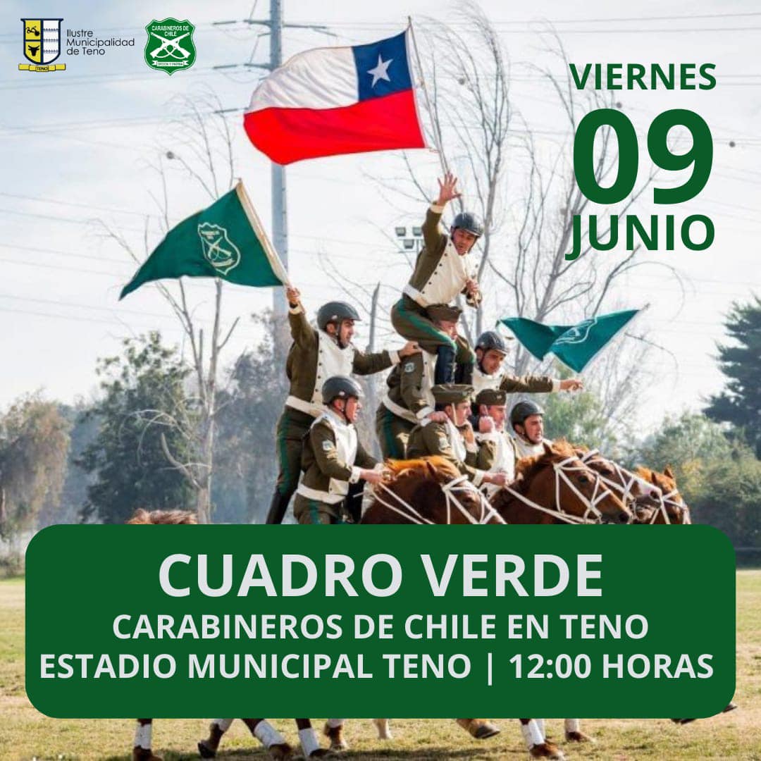 Cuadro Verde de Carabineros de Chile se presentará en Teno – Tenina FM
